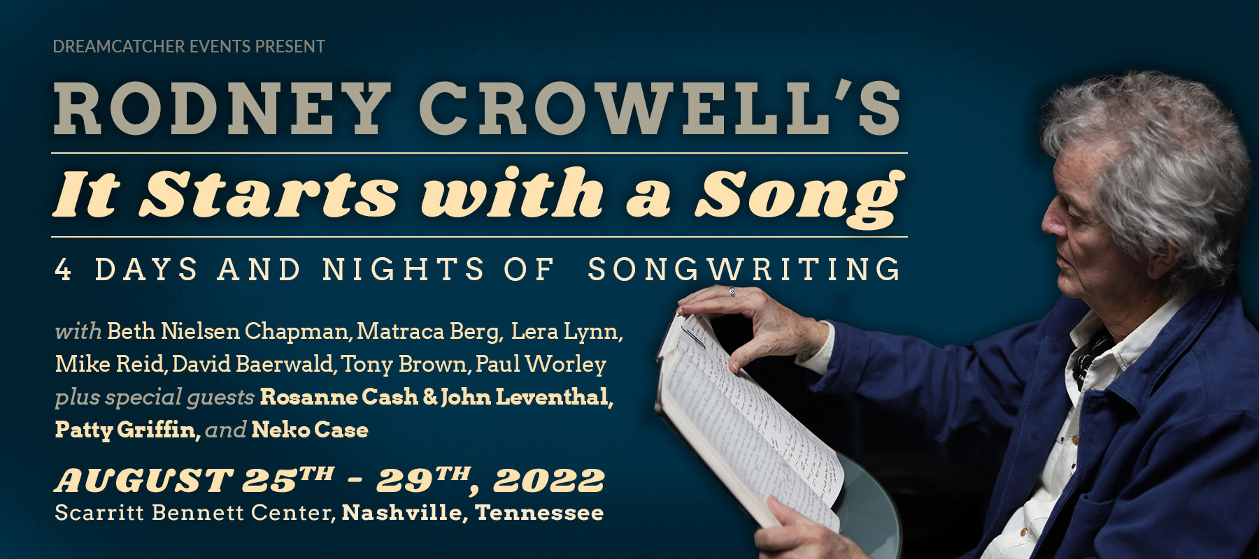 Rodney Crowell | It Starts with a Song | 4 Days and Nights of Songwriting