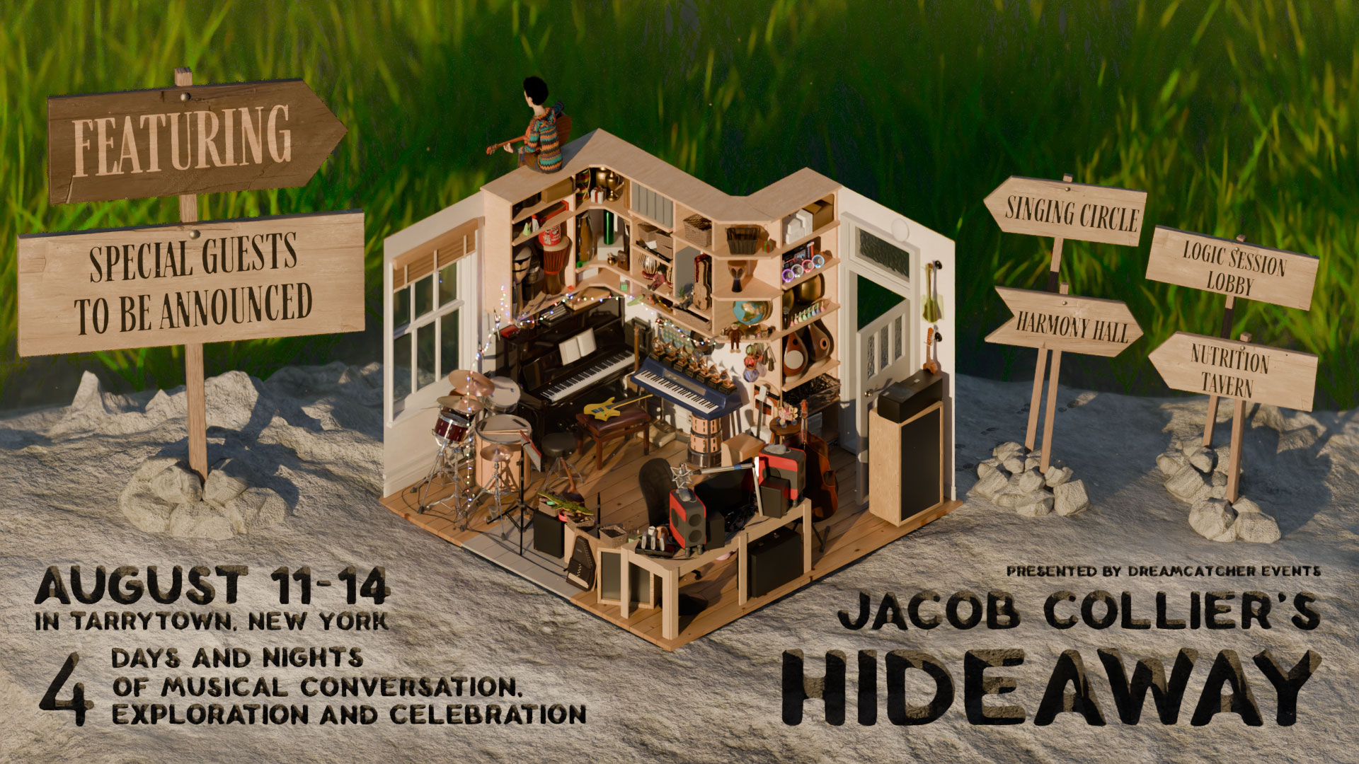 Jacob Collier's Hideaway | 4 Days and Nights of Musical Conversation ...